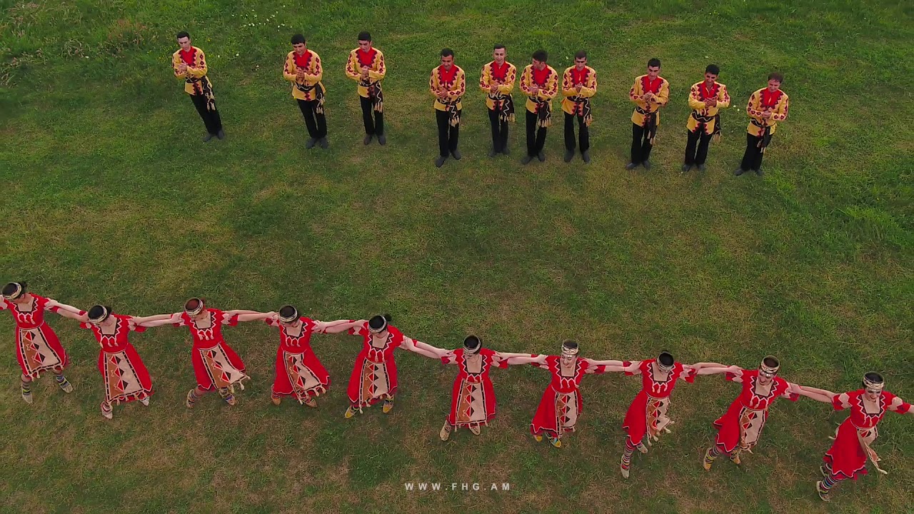 Authentic Armenian traditional dance in mountains - YouTube