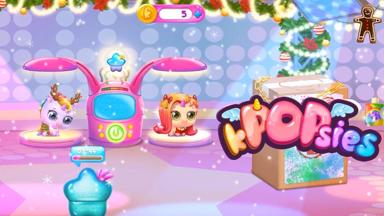 kPOPsies - Hatch Your Unicorn Idol - Christmas Update GAMEPLAY - YouTube