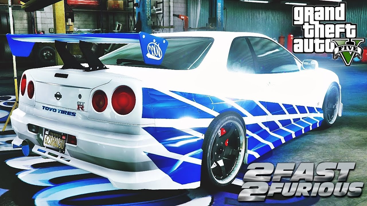 2F2F Edition Nissan Skyline GT-R34 tuning !!! - YouTube
