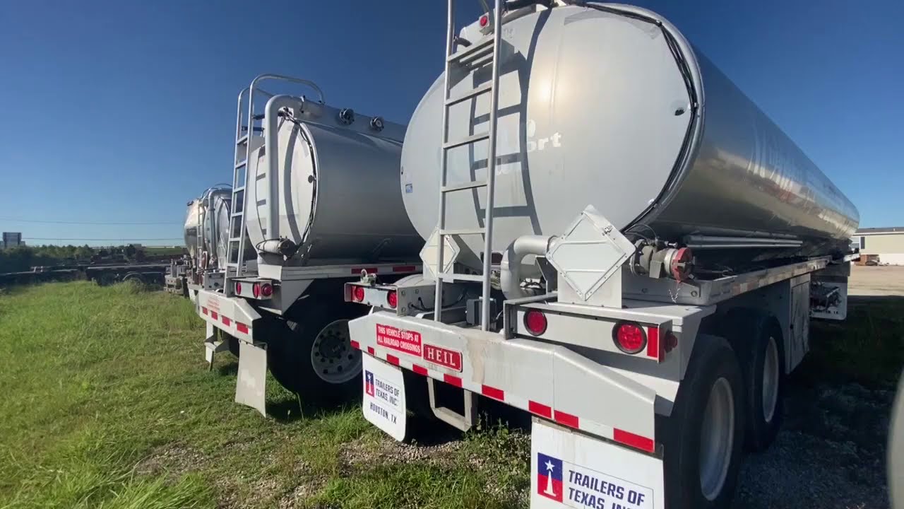 2004 Heil 9500 Gallon 4 Compartment DOT 406 Petroleum Fuel Tank Trailer ...
