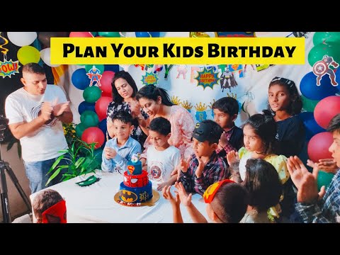 Kids Birthday Party Plan/Prep || How To Organize Birthday Party At Home || Parth's 5th Birthday Vlog