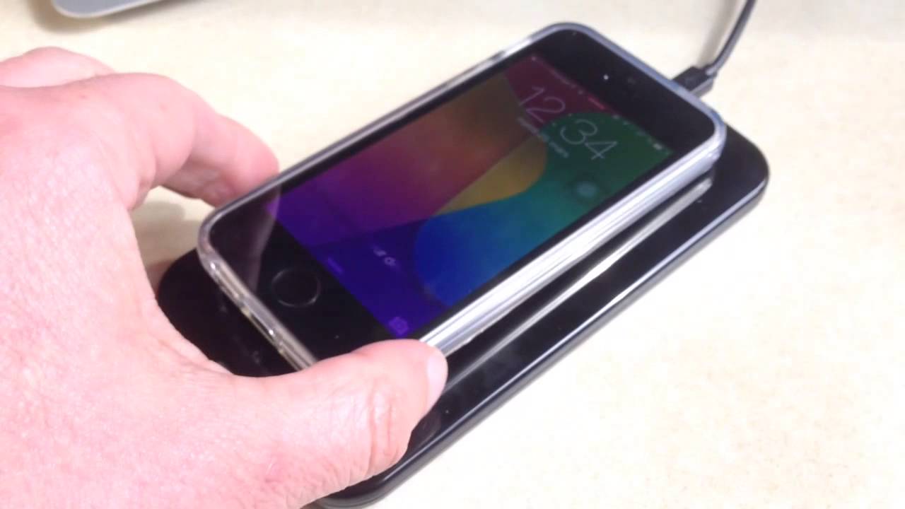 Recharge iPhone dans fil iQi - iPhon.fr - YouTube