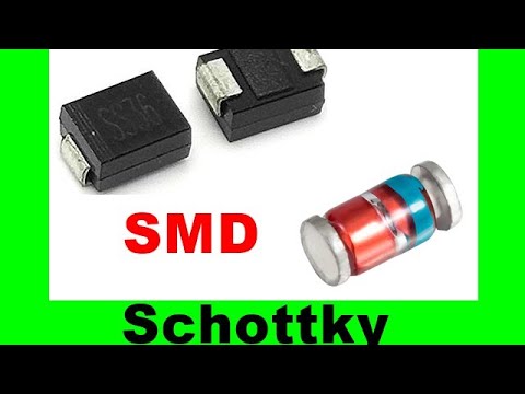 Diodo schottky smd información tecnica - YouTube