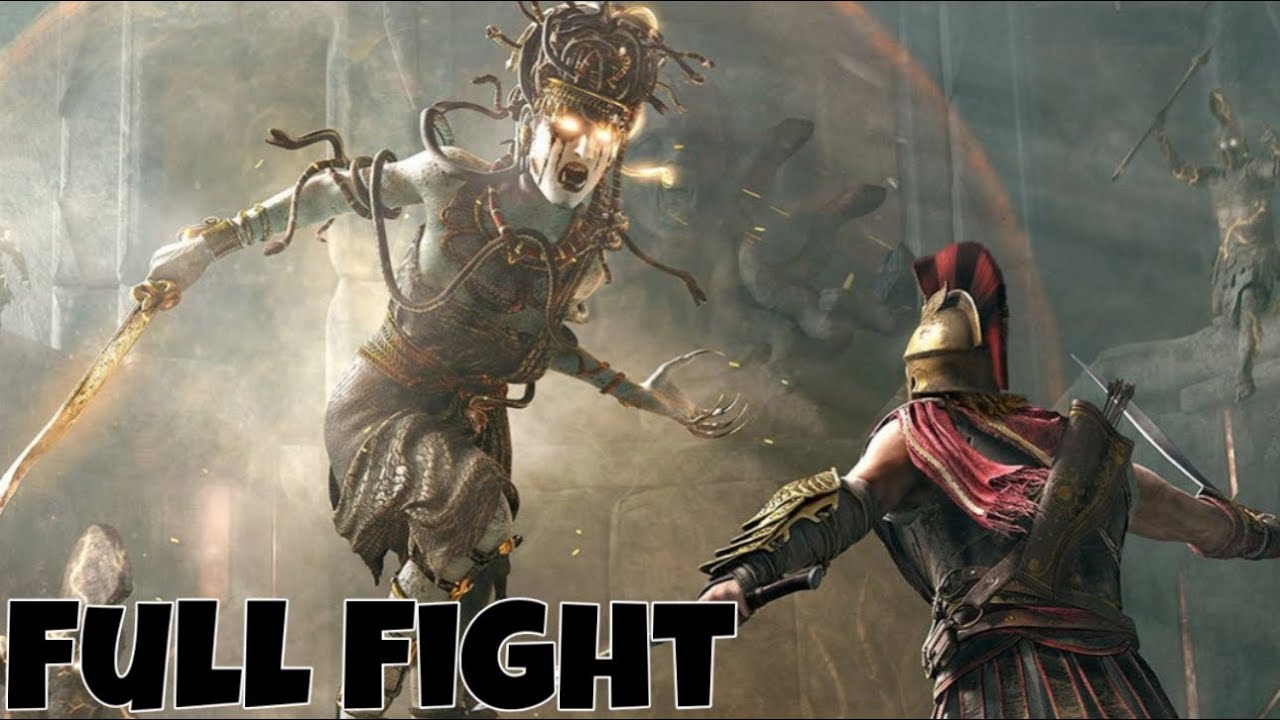 Full Medusa Fight (AC Odyssey) - YouTube