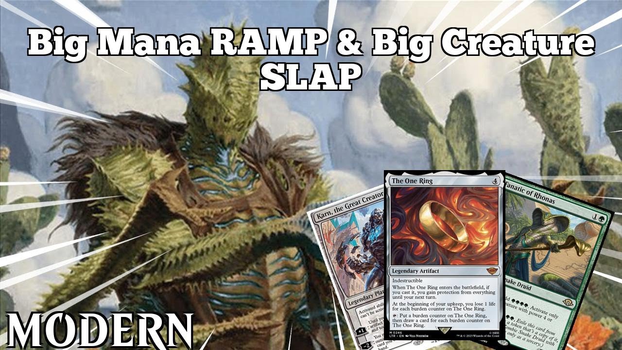 Big Mana RAMP & Big Creature SLAP | Mono Green Devotion | Modern | MTGO ...