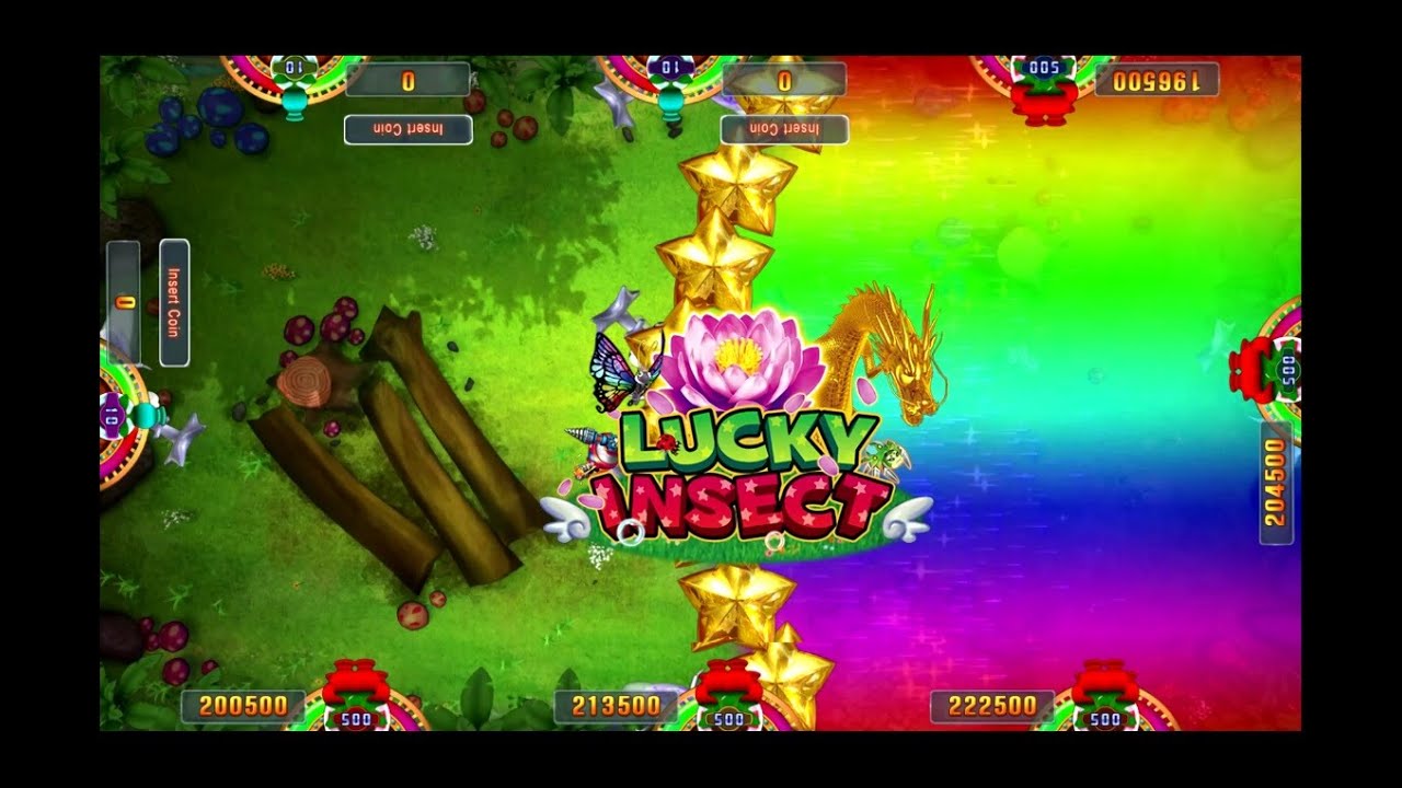 Lucky Insect Fish Hunter Arcade Shooting Game Machine Video - YouTube