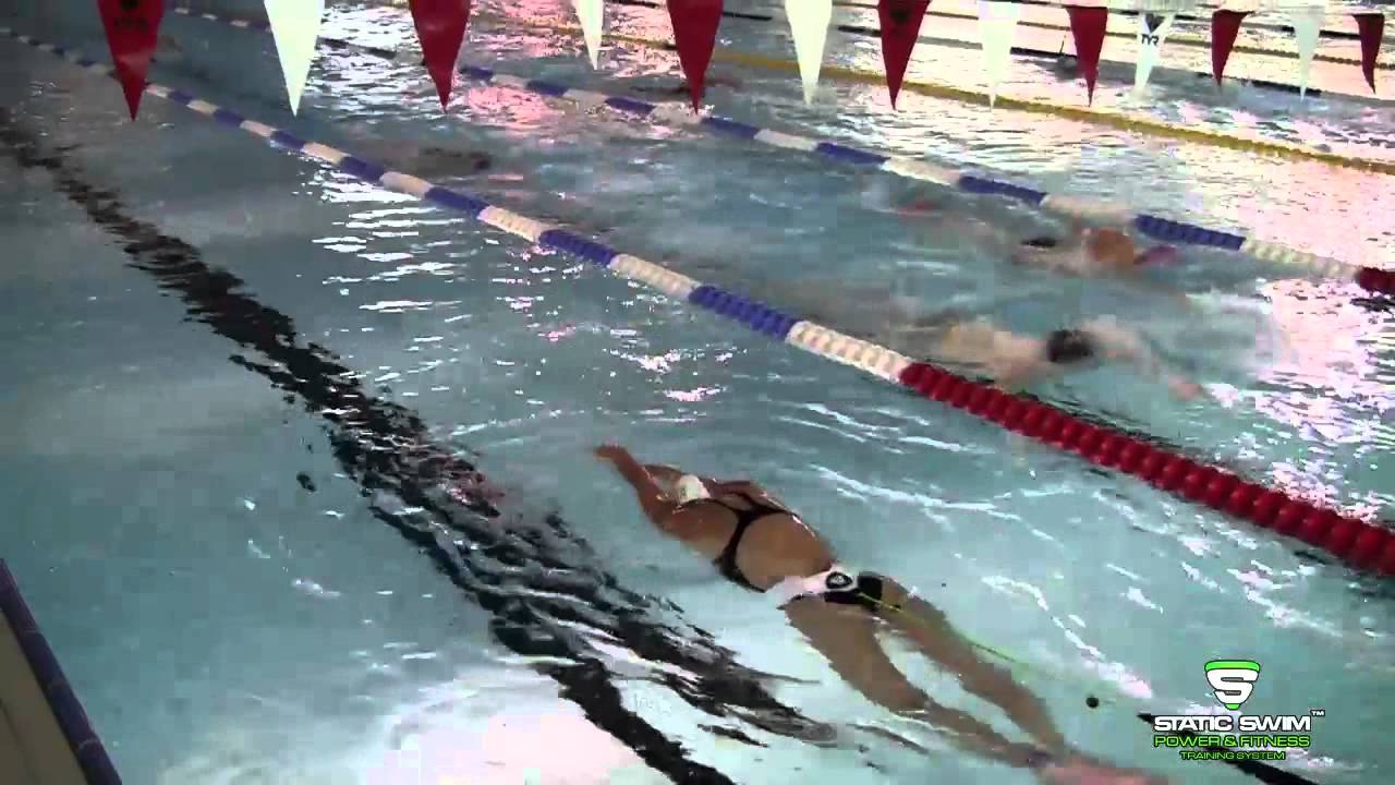 Resistance swimming with STATIC SWIM™ (Tapering session) - YouTube