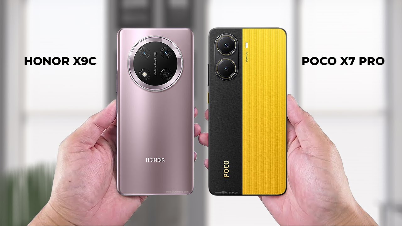 Honor X9c VS Poco X7 Pro, Comparison ! - YouTube