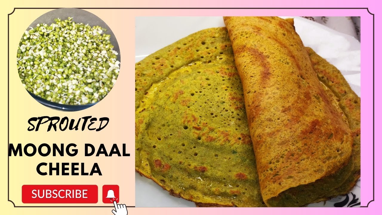 Sprouted Moong Daal Cheela (HealthyBreakfast Recipe)@Cook Easy With ...