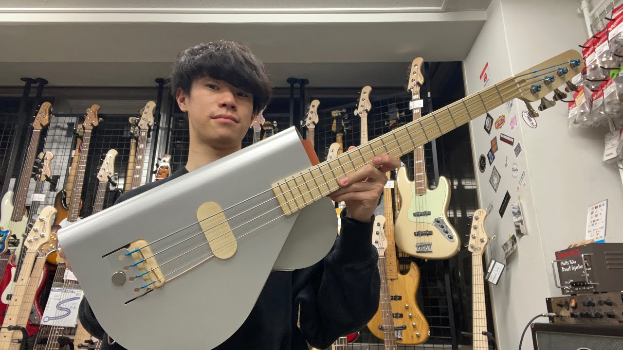 Verso Instruments / Gravis Bass Matte Silver【Test Play】 - YouTube
