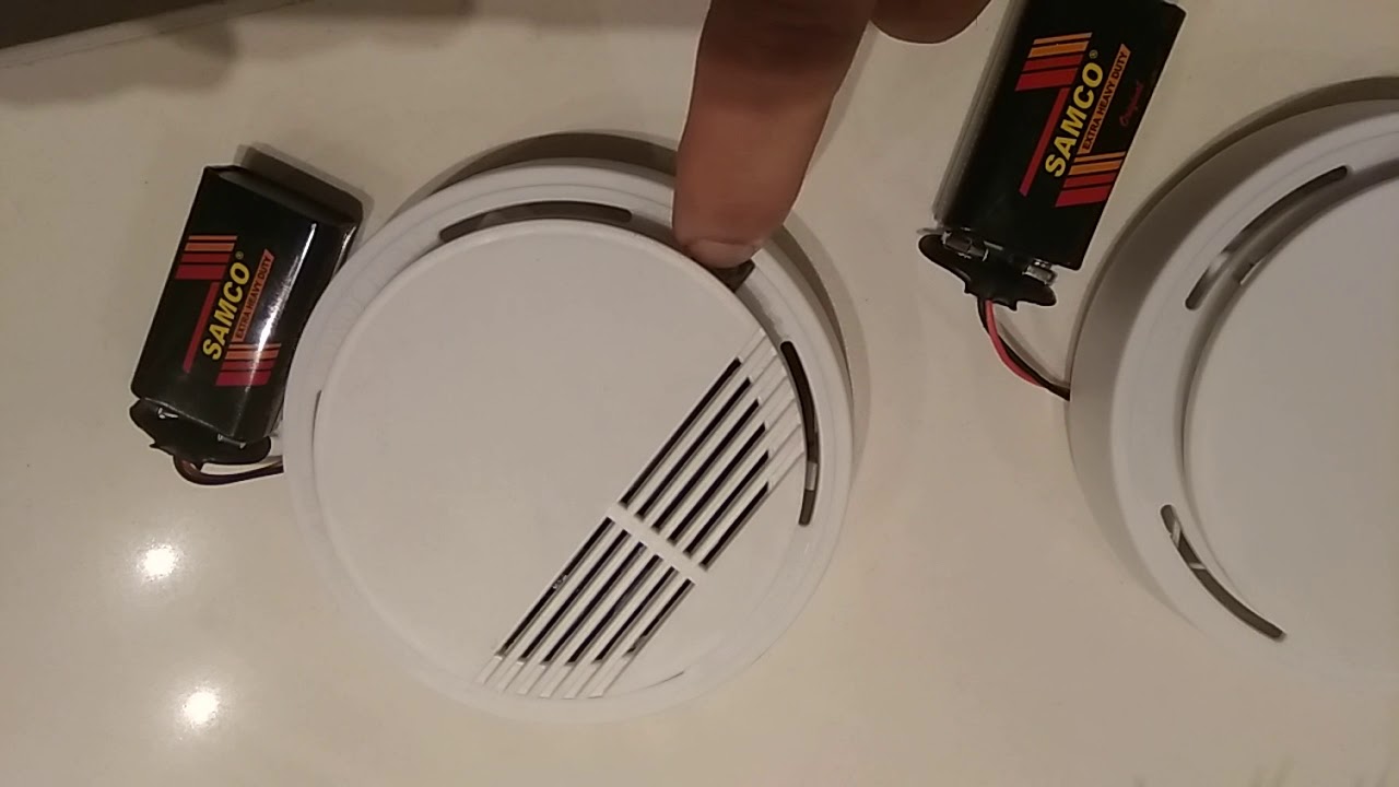 Smoke detector broken - YouTube