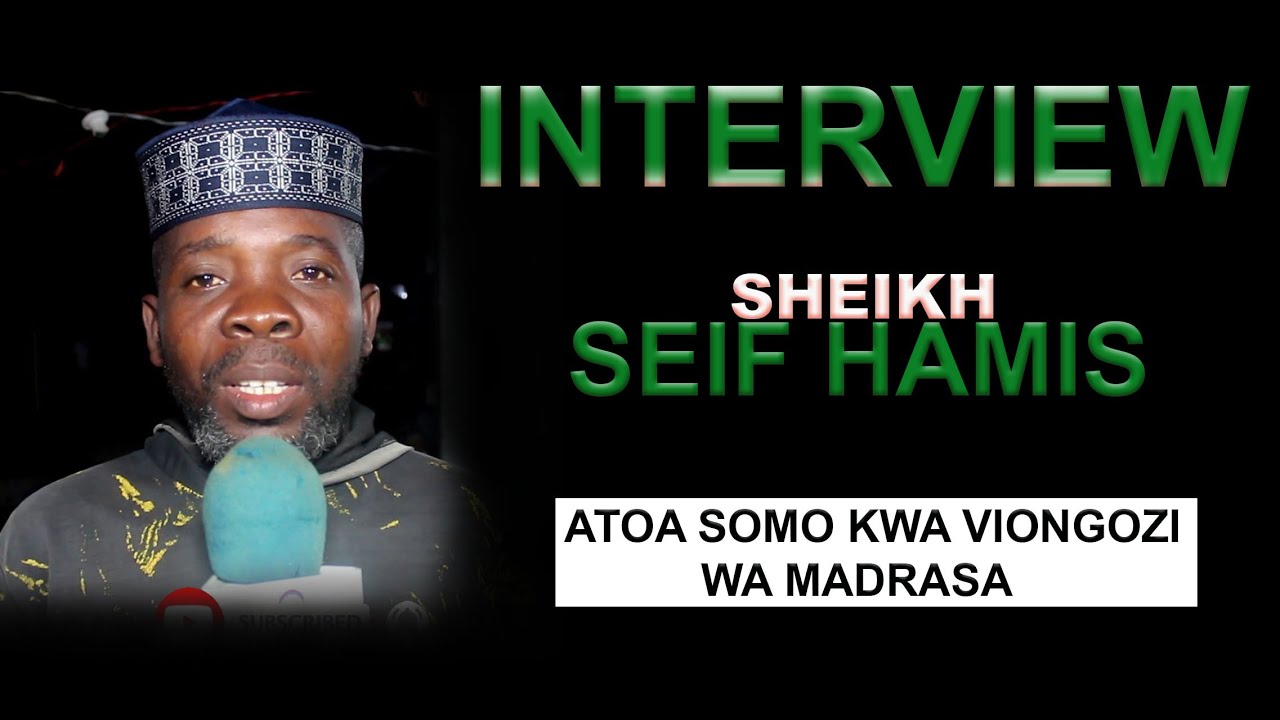 MWALIMU MKUU WA AL MADRASAT AS,WAATUL QUR AN ATOA SOMO KUBWA KWA WALIMU ...