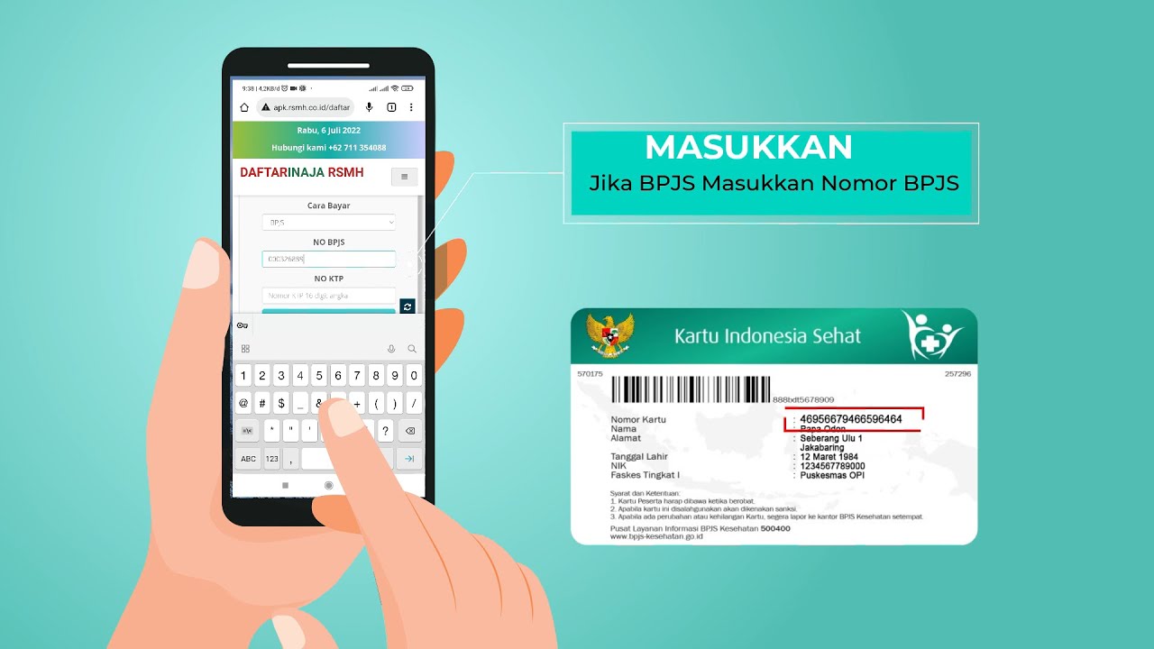 "DAFTARINAJA" PENDAFTARAN ONLINE RSMH PALEMBANG - YouTube