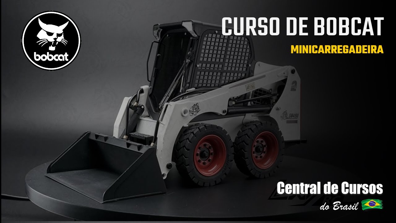 Curso presencial de de operador de bobcat (minicarregadeira) - YouTube