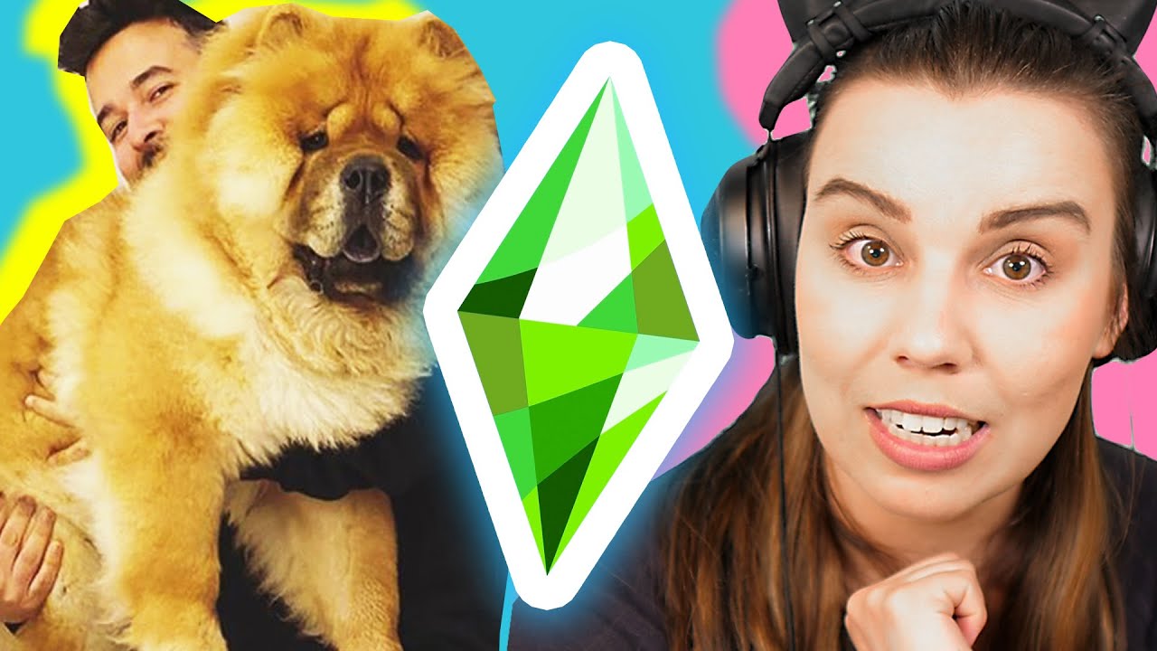 I turned my puppy into a human in The Sims 4 - YouTube