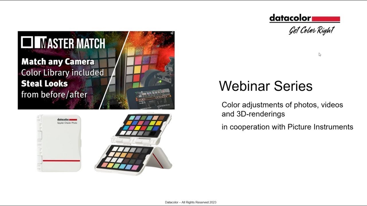 Workflow Webinar: Neutral matching of camera colors for eCommerce and ...