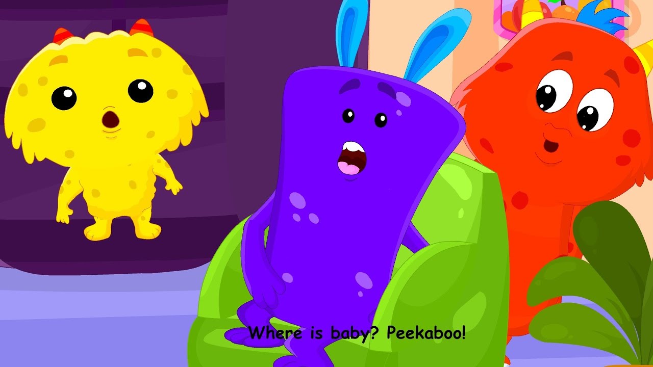 Learn Opposites with Bibo KidloLand's Peekaboo Song! - YouTube