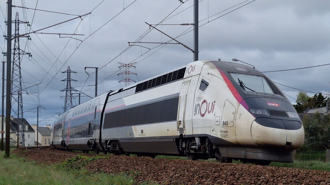 [4K] TGV Et TER À Lorient, Quéven Et Lanester (56) - Mars 2022. - YouTube