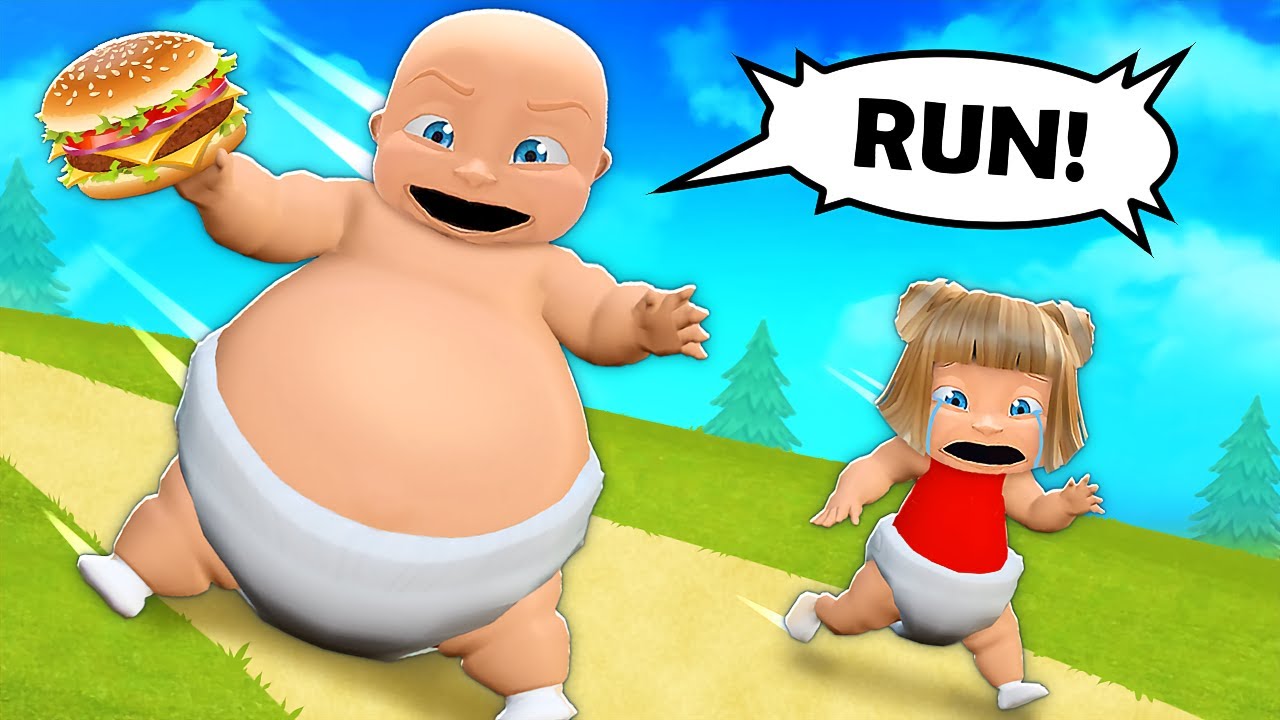 Baby Gets Fat & Rolls on Girlfriend! - YouTube