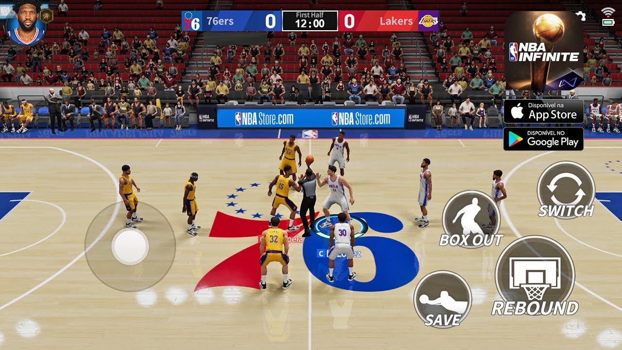 NBA INFINITE MOBILE OFICIAL (ANDROID/ iOS) GAMEPLAY NOVO GRÁFICO - YouTube