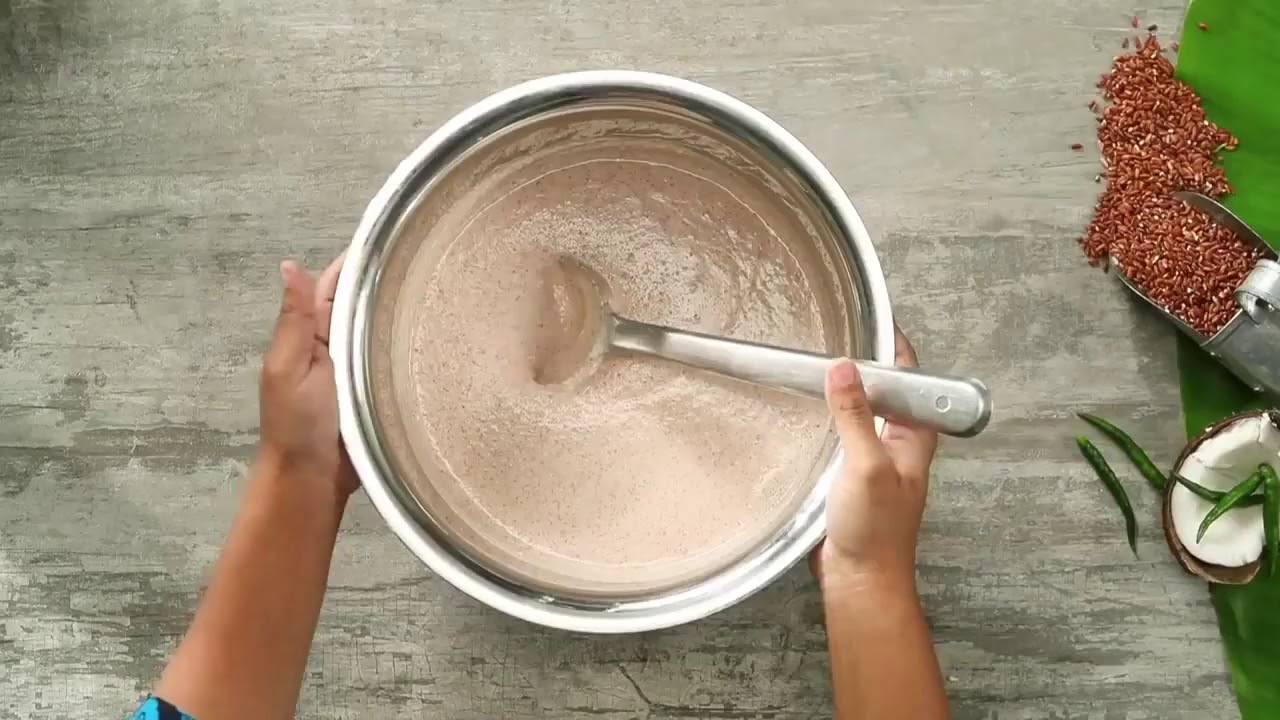 Red Rice Dosa | wonderchef - YouTube