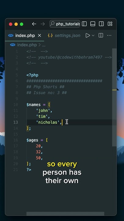 The Array Combine Function In Php Php Coding Shorts Programming