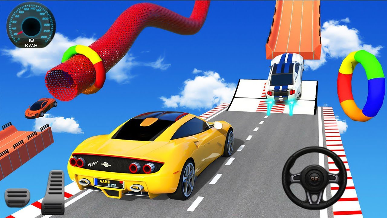 Crazy Car Driving Stunts2020#2-Racing Fever Impossible Car Stunt ...