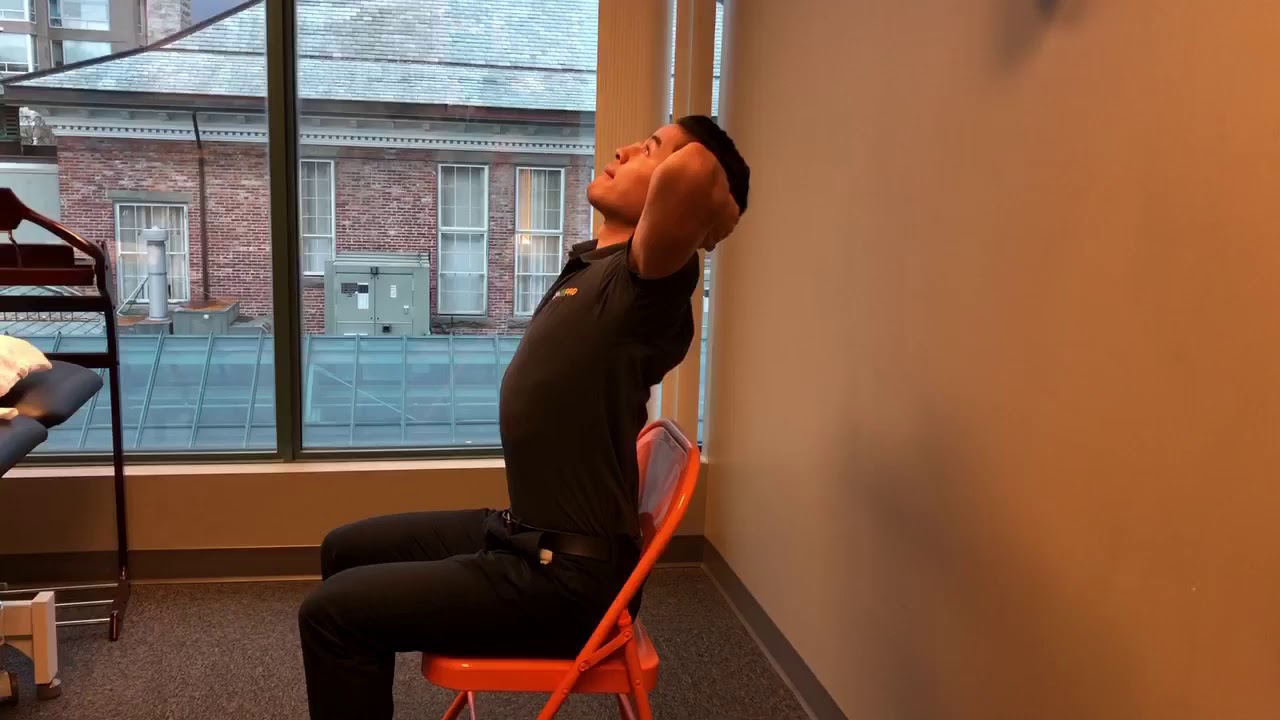 Thoracic Seated Thoracic Extension & Flexion - YouTube