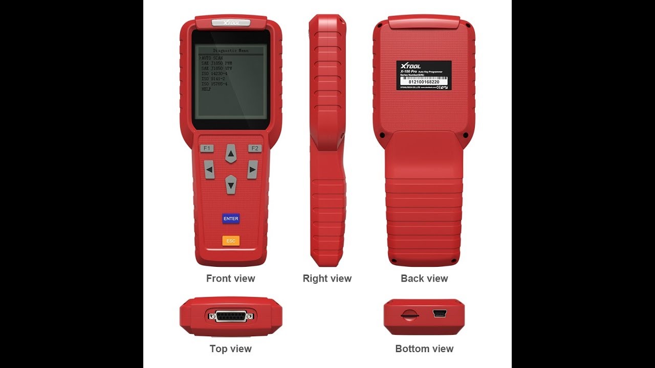 XTOOL X100 Pro Professional Auto Key Programmer and Mileage - YouTube