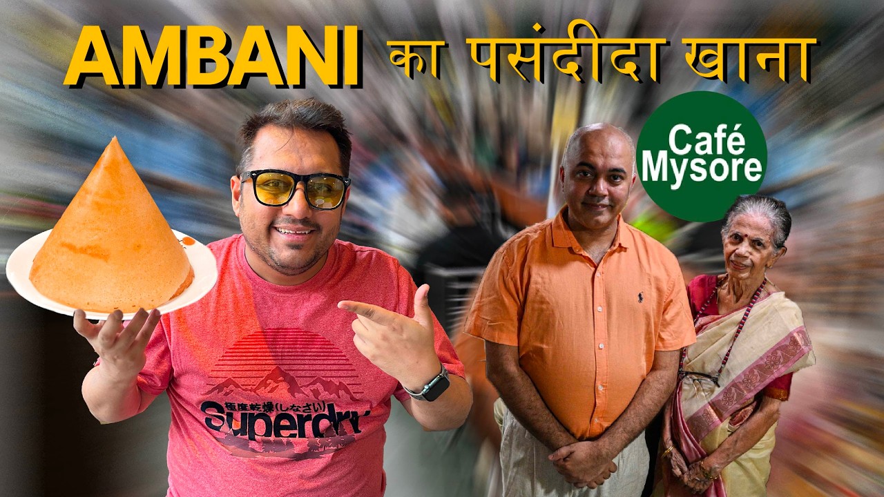 Mysore cafe Worth the Hype ??? Best Vegetarian places in Mumbai - YouTube