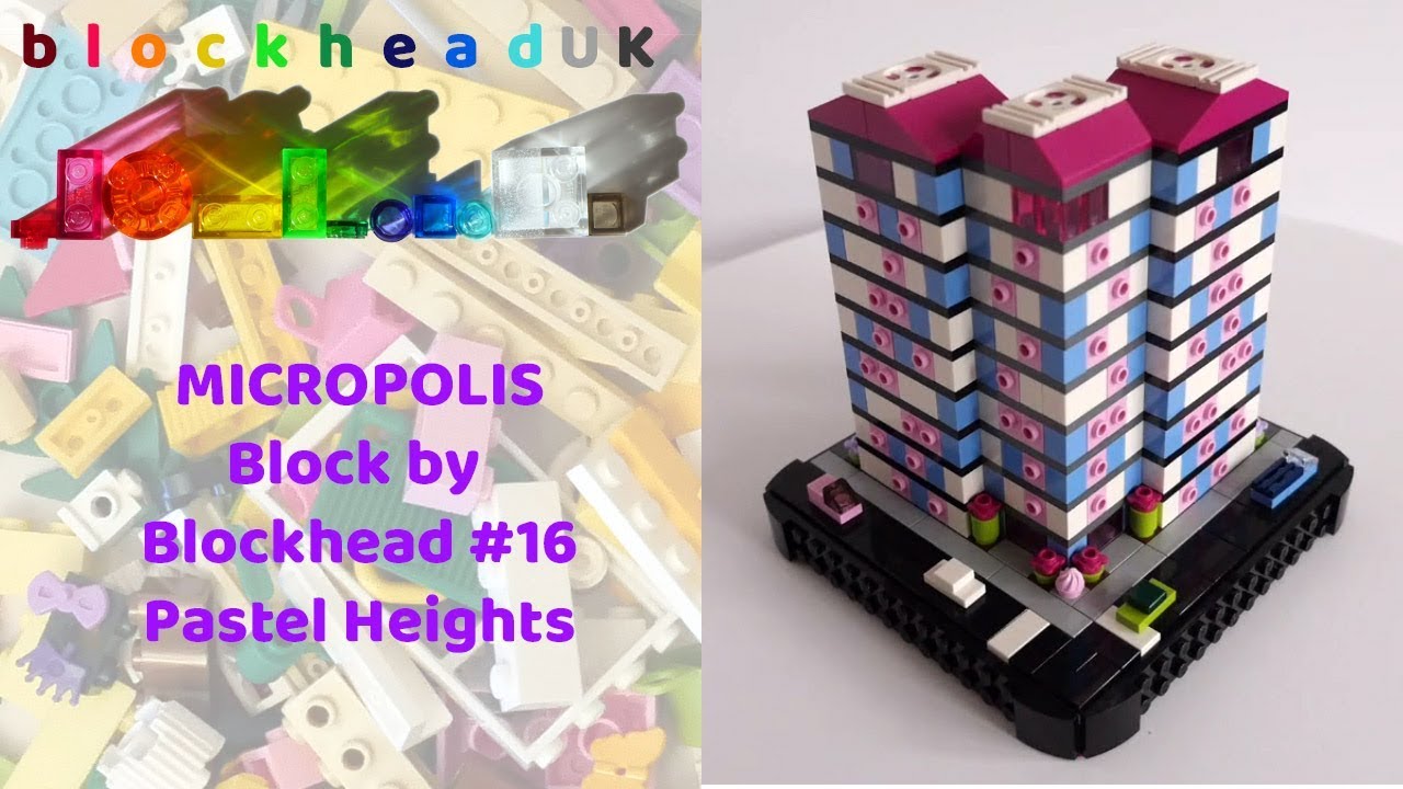 Pastel Heights - LEGO Micropolis Block by Blockhead #16 - YouTube