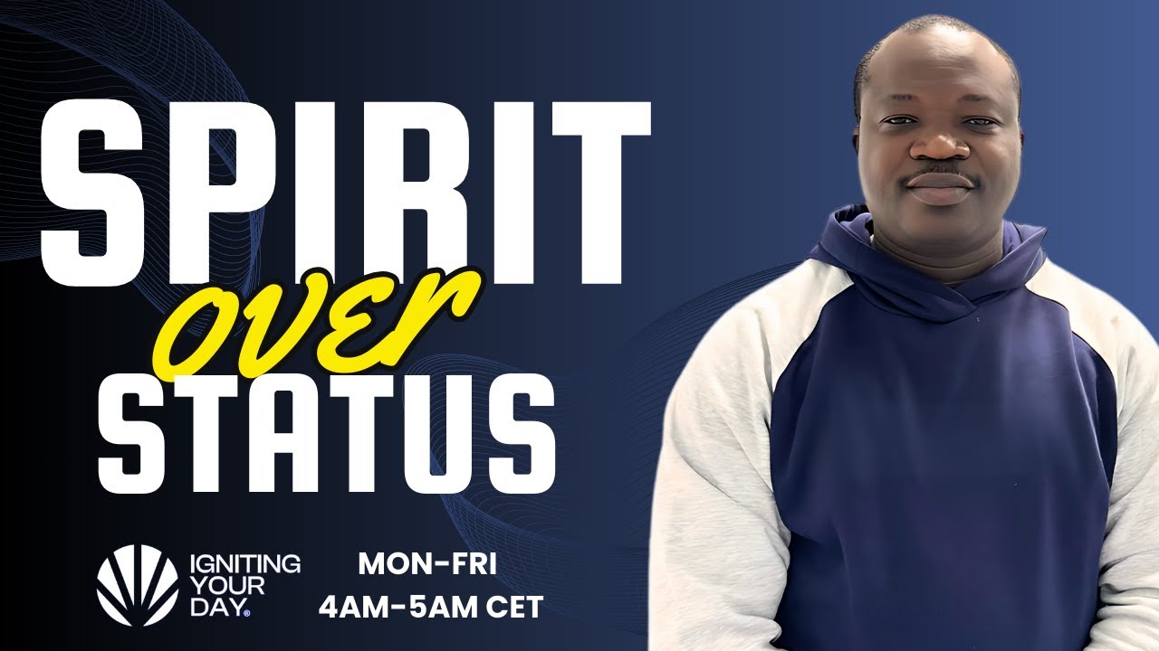 Resting in God's provision | Spirit over status | Igniting Your Day ...