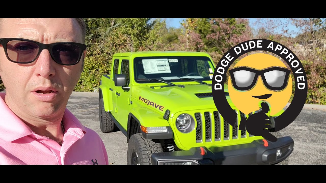 2021 Limited Edition Gecko Clear-Coat Jeep Gladiator Mojave - YouTube