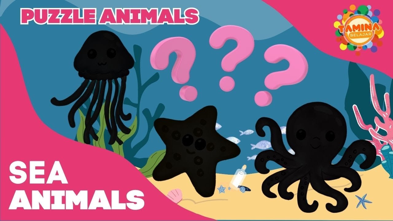 Learn Sea Animals Names and Have Fun with this Puzzle | Educational ...