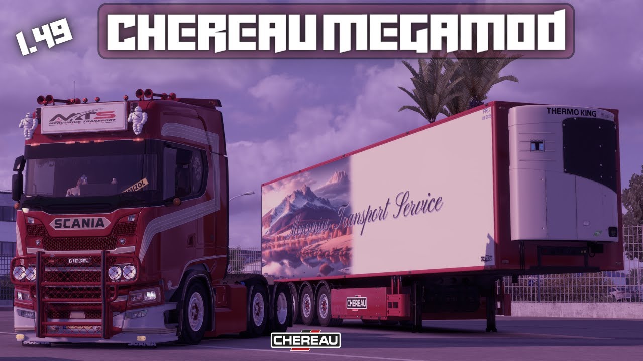 [ ETS2 1.49 ] BEST TRAILER REEFER | CHEREAU MEGAMOD ...