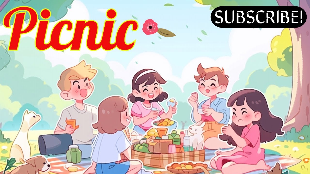 Picnic Song #cartoonvideos #animalcartoons #kidsongs #kidsrhyme # ...