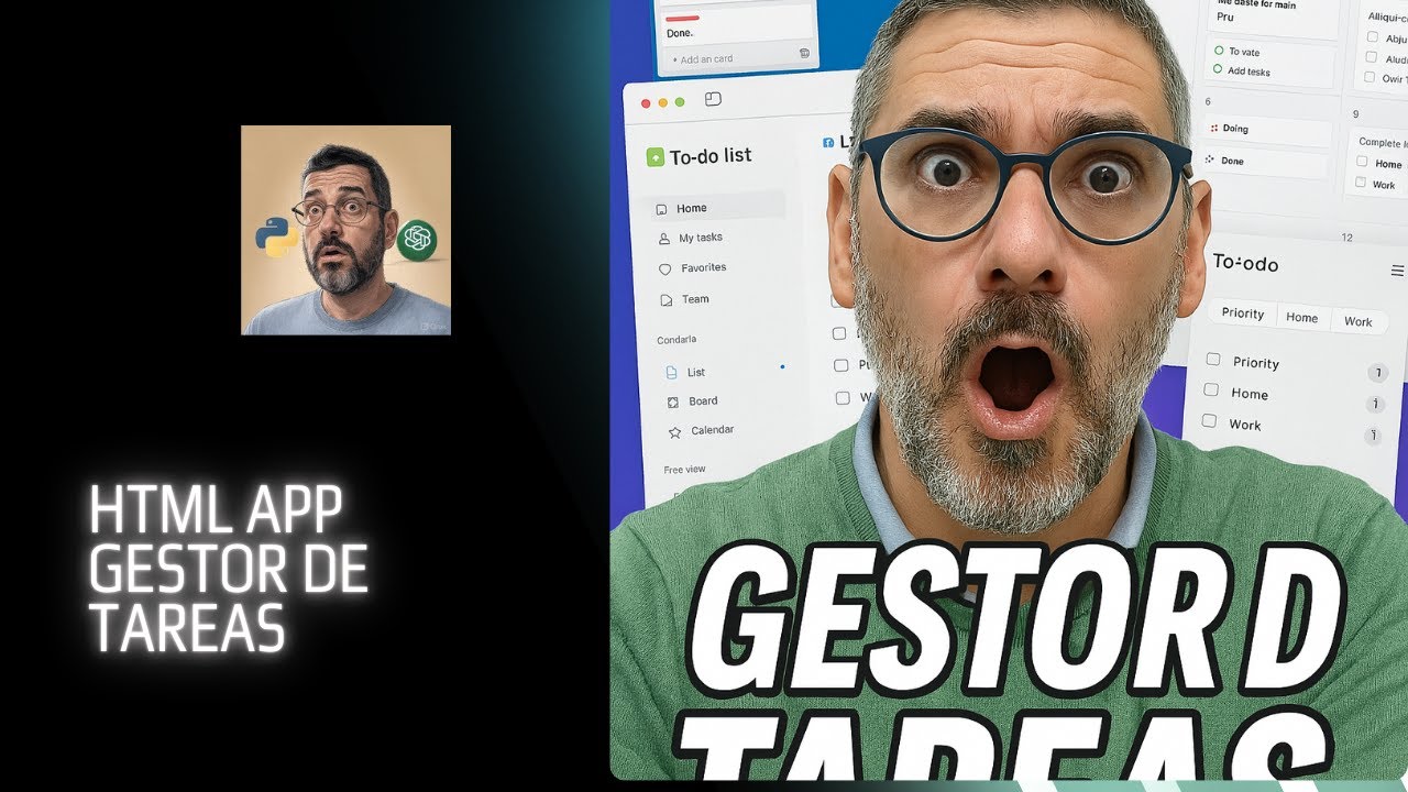 Gestor de tareas v2, herramientas con #chatgpt - YouTube