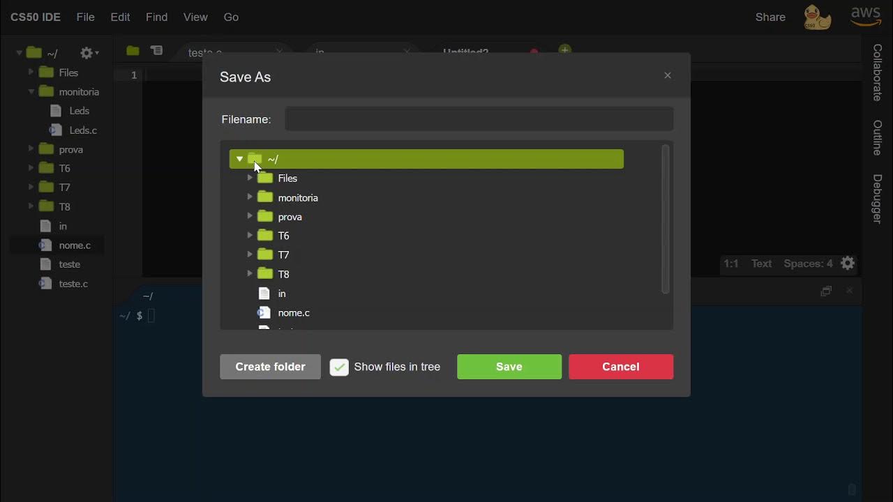 CS50 IDE Introdução - YouTube