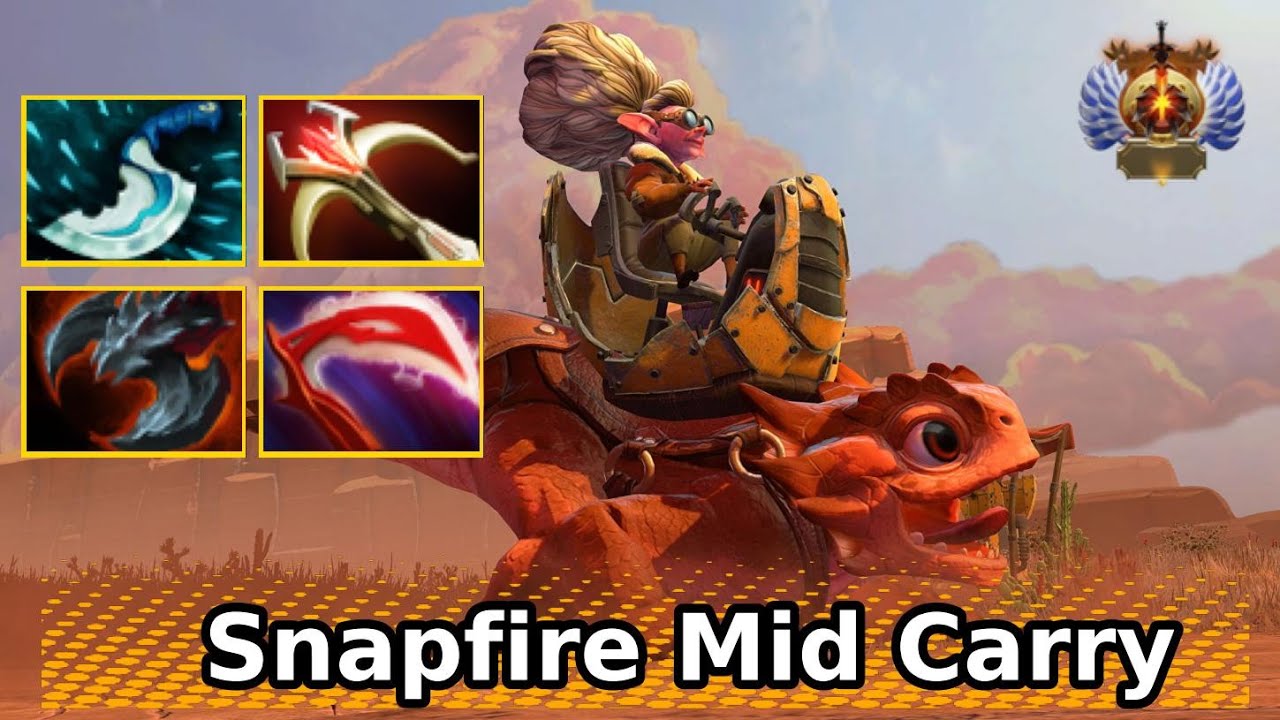 Snapfire Mid Physical Build | Dota 2 New Meta Highlights - YouTube
