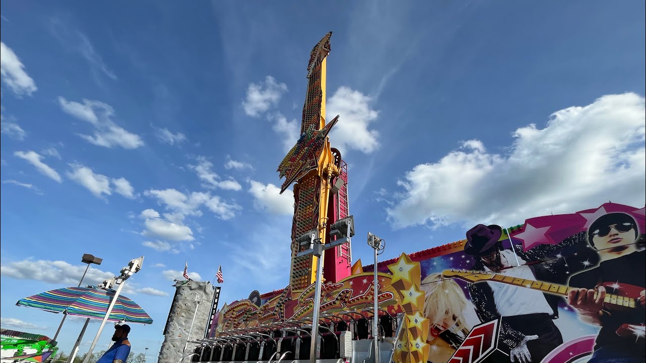 Rock Star Off Ride POV at the 2024 Fort Steuben Mall Carnival - YouTube