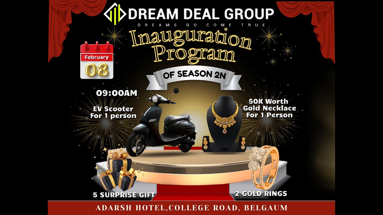 DREAM DEAL GROUP SEASON 2N Inauguration Program Belagam - YouTube