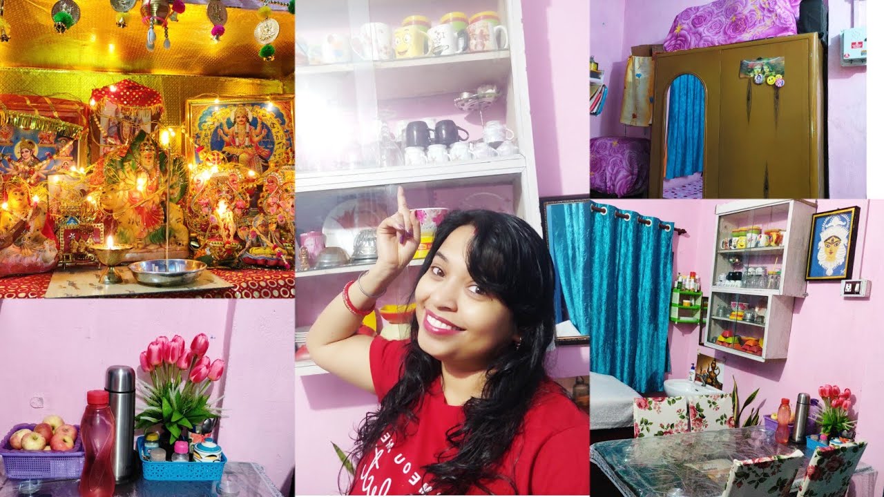 Dining hall and first bedroom tour...|| home tour part 2 || Indian ...