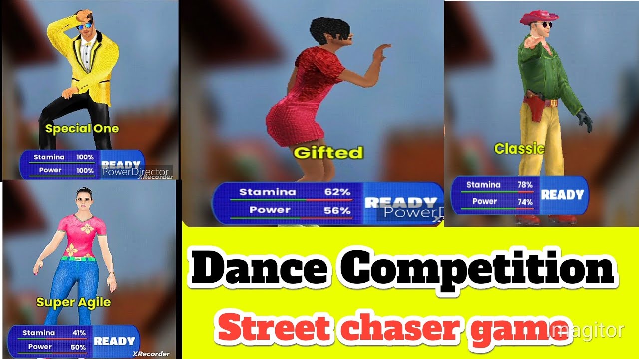 Top Dance 💃 competition | Street chaser game mod apk - YouTube