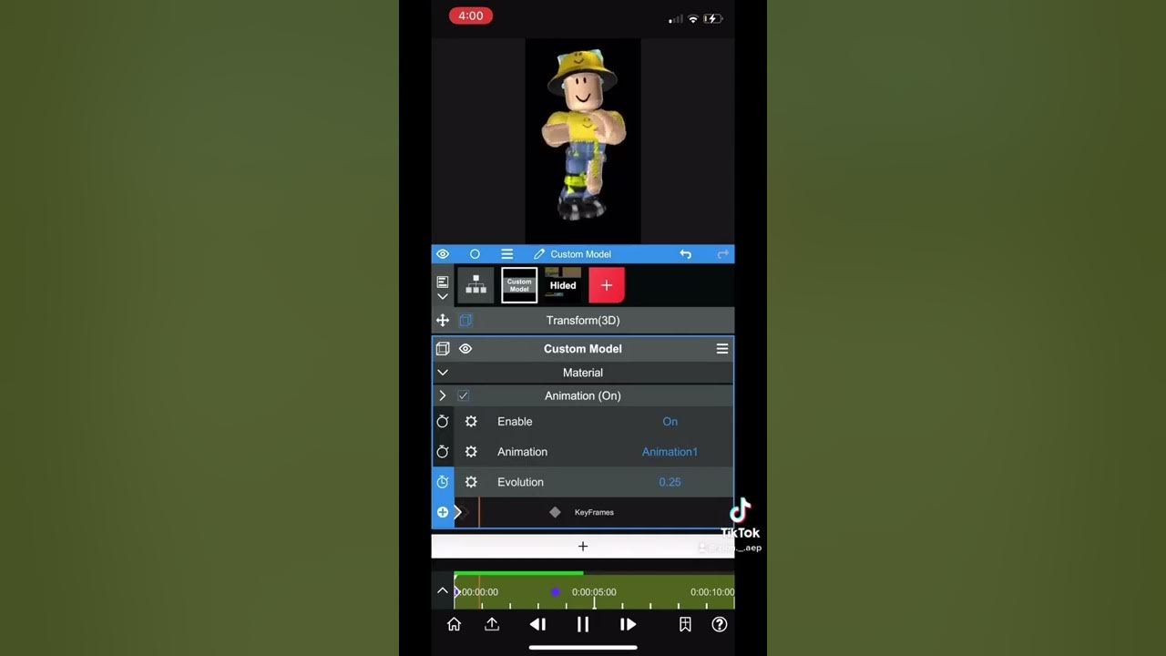 How to make a 3D roblox animation for edit without ae - YouTube
