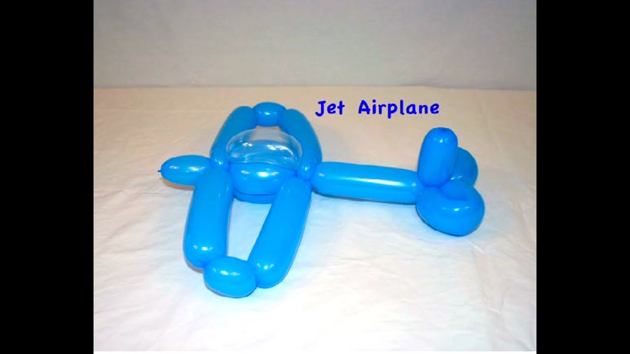 Learn how to make a balloon animal jet airplane using balloon twisting ...