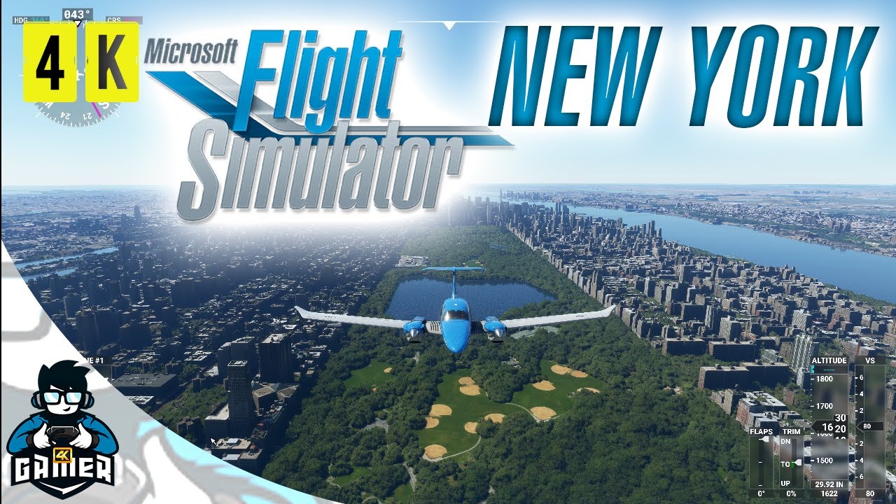 Flying over New York City - Microsoft Flight Simulator 2020 (PC) 4K ...