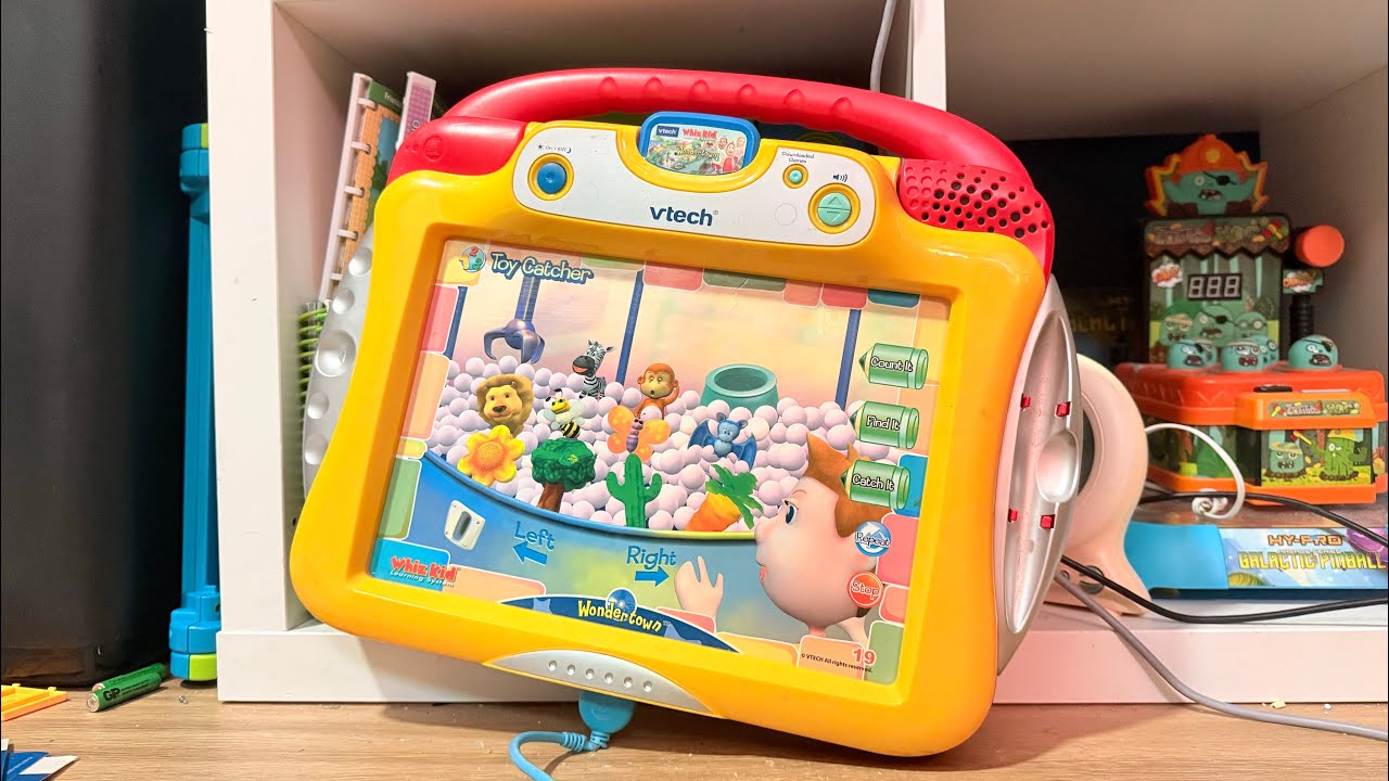 VTech Whiz Kid Learning System: WonderTown - Toy Catcher - YouTube