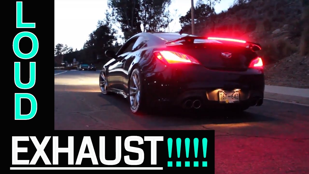 Crazy LOUD Exhaust setup Genesis coupe 3.8/2018 - YouTube