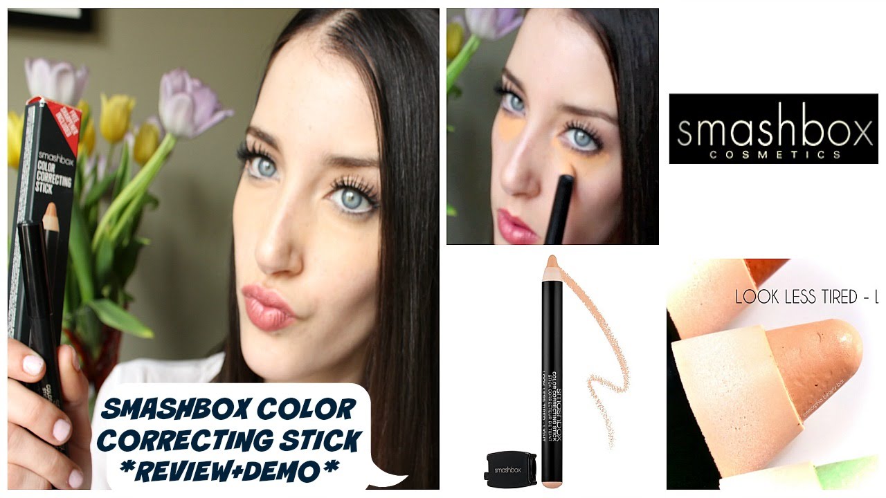 Color Correcting Stick Smashbox Review+ Demo *Look Less Tired* - YouTube