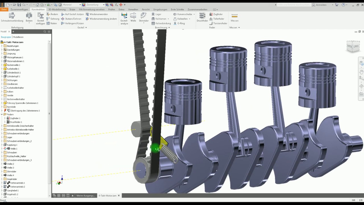 Autodesk Inventor - Die Vorschau zum Aufbaukurs der Konstruktion - YouTube